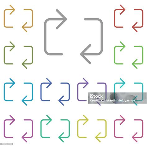 Arrow Repeat Icon Simple Thin Line Outline Vector Element Of Arrow Icons Set For Ui And Ux