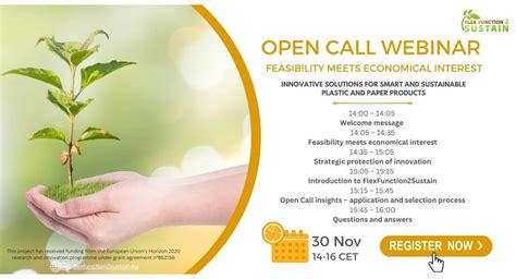 Flexfunction2sustaine Open Call Webinar Oet