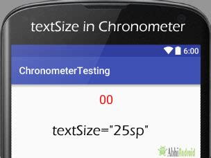 Chronometer Tutorial With Example In Android Studio Abhi Android