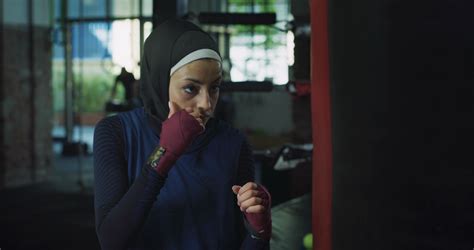 Portrait Of Muslim Hijabi Girl Practicing Stock Footage SBV-348526413 - Storyblocks