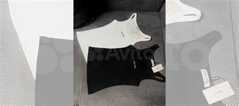 Майка Miu Miu черная Майка черная миу миу купить в Москве с доставкой Личные вещи Авито