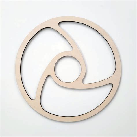 Round Swirl 3 Serving Tray Router Template Diy Montreal