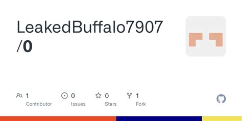 GitHub LeakedBuffalo7907 0