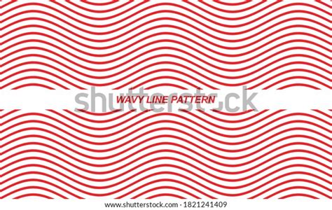 Abstract Red Wave Line Pattern On Stock Vector Royalty Free Shutterstock