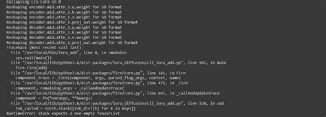 error while converting the lora weights to ckpt file · issue 202