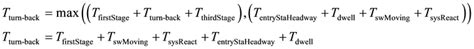 algorithm design and simulation of the urban rail turn back capacity