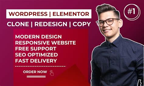 create clone redesign website with elementer pro by bhaskarverma602 fiverr
