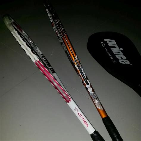 Prince Tf Tour Lite And Tf Optima Squash Racquet Sports Equipment