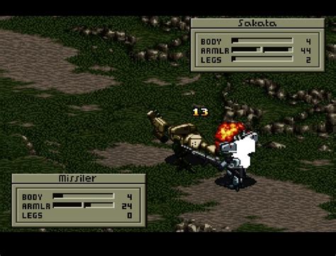 Front Mission SNES Super Nintendo Screenshots
