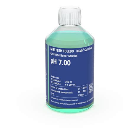 Certified Buffer Ph 700 250ml Overview Mettler Toledo