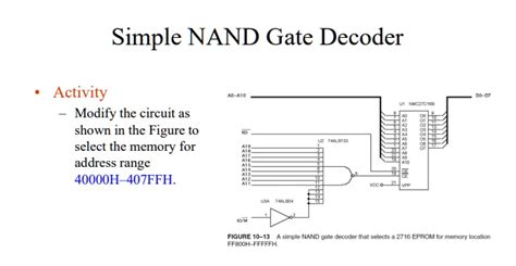 Activity Simple Nand Gate Decoder Modify The Circuit As Shown In The