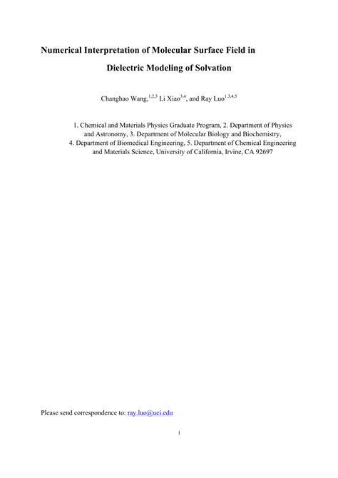 Pdf Calculating Proteinligand Binding Affinities With Mmpbsa Method