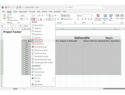 Project Tracker Template In Excel To Enhance Productivity