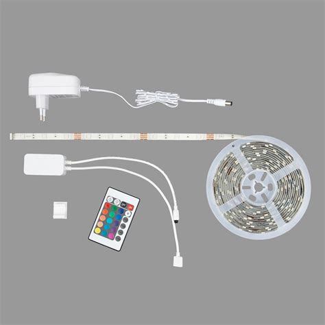 RGB LED Strip WiFi 500 Cm With Remote Control Lights Co Uk