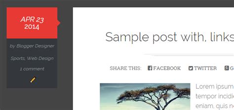 perfetta blogger template