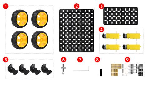 Robot Chassis Series Smart Mobile Robot Chassis Kit Options For Wheels And Chassis
