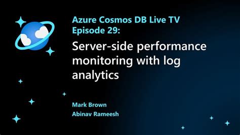 Azure Cosmos Db On Linkedin Server Side Performance Monitoring With Log Analytics For Azure