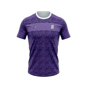 Purple Ice Customized Football Team Jersey Design Customized Football
