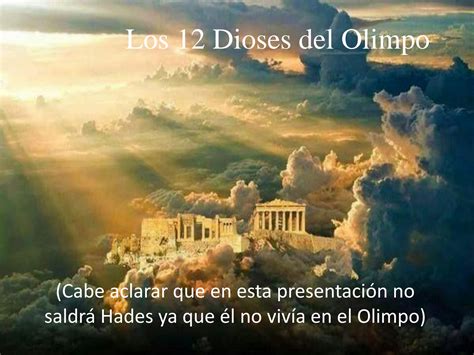 Solution Los 12 Dioses Del Olimpo Studypool