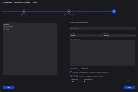 how to find missing data for a specific customer profile