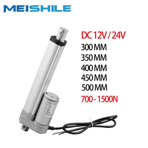 선형 전기 모터 액추에이터 원격 제어 Dc 12v 24v 300mm 350mm 400mm 450mm 500mm 스트로크 Aliexpress