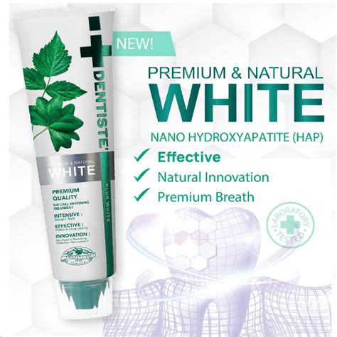 Dentiste Premium And Natural White Toothpaste Tube 100g Oral Watsons