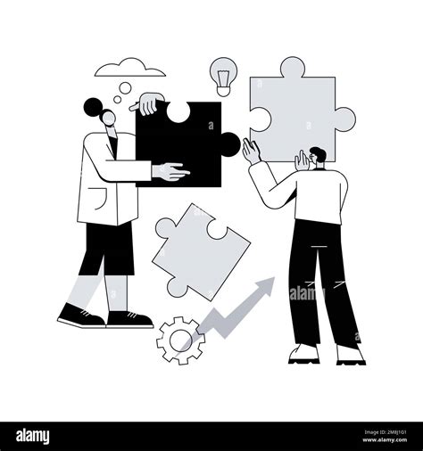 Teamwork Power Abstract Concept Vector Illustration Effective Team