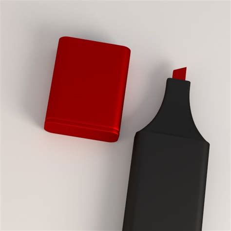 Markers 3D Model $24 - .3ds .obj .fbx .blend .unknown - Free3D
