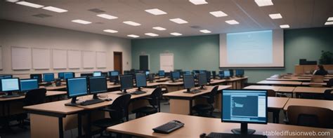 Computer Classroom Infrastructure Map Stable Diffusion Online
