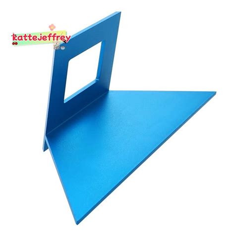1 Pcs Woodworking Multifunctional Angle Ruler Blue Aluminum Alloy 45