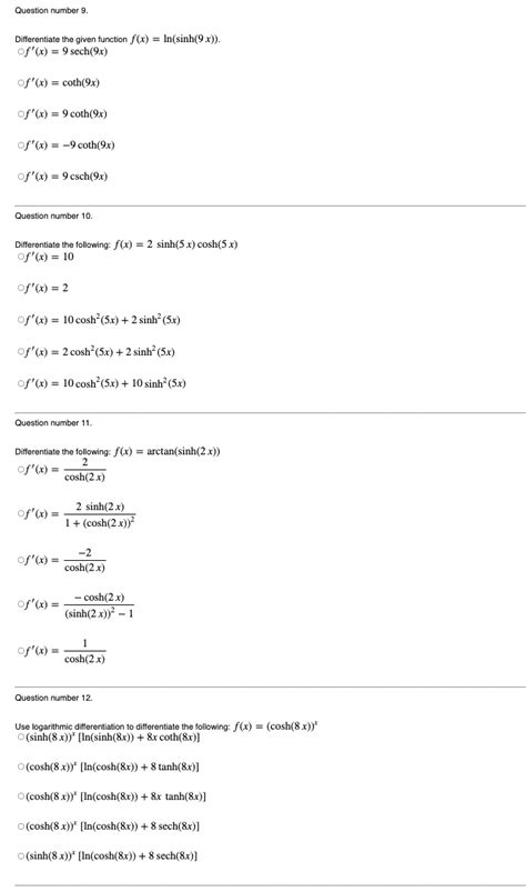 Solved Questions 9 12 Please Chegg Com