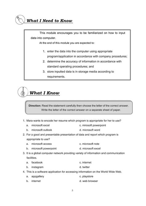 Input Data Into Computerpdf