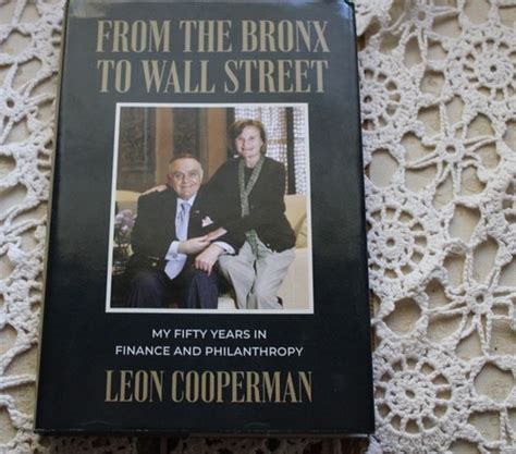 From The Bronx To Wall Street My Fifty Hardcover By Leon Cooperman Read Once Ebay