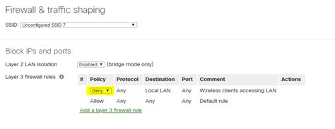 Solved Lan Isolation The Meraki Community