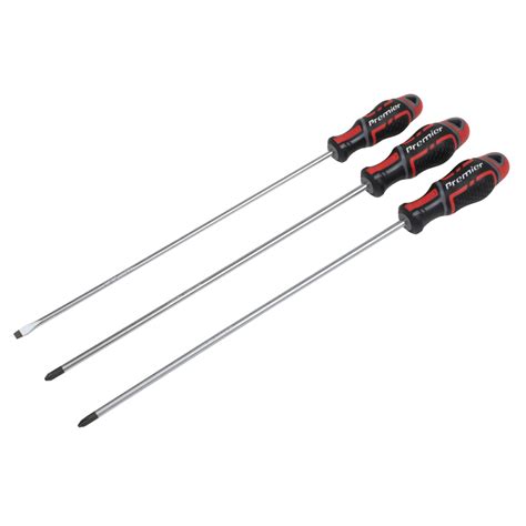 Gripmax® Screwdriver Set Extra Long 3pc Mdtools