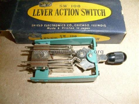 Lever Action Switch SW 108 Radio Part Shield Electronics Radiomuseum Org