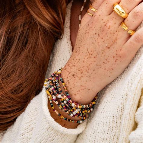 Beaded Bracelets For Women Inkalloy Handmade Modern Boho Jewelry