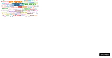 D Wordcloud Codesandbox