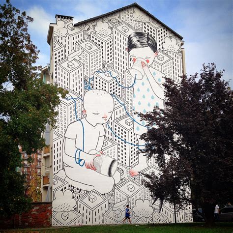 La Street Art Illustrata E Romantica Di Millo Collater Al