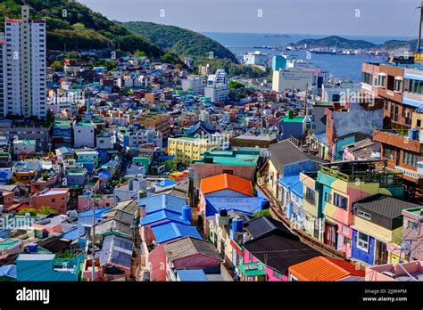 South Korea South Gyeongsang Province Busan Saha Gu District Gamcheon Cultural Village