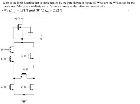 Solved What Is The Logic Function That Is Implemented By The Chegg Com