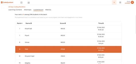 Codingmarathon Codequotient Dsa Problemsolving Cplusplus