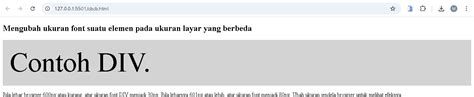 belajar css lanjutan 101 css media queries examples part 2