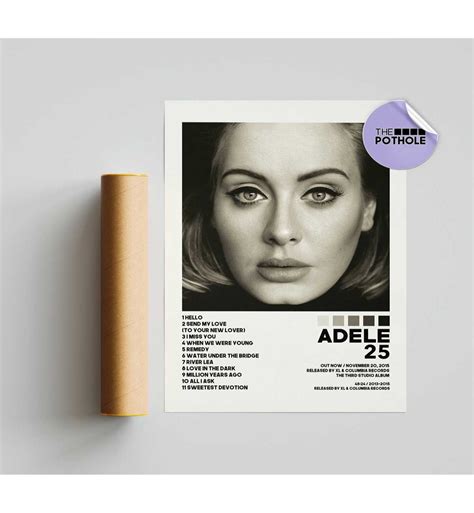Adele Posters 25 Poster Adele 25 Inspire Uplift