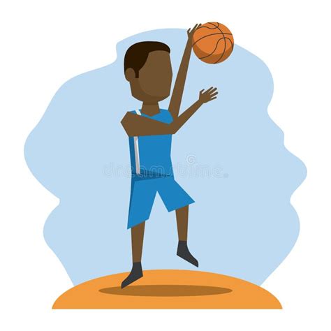 Clip Art Basketball Scene