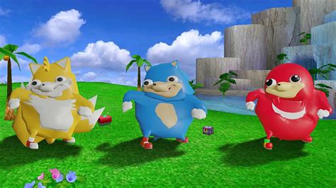 Ugandan Knuckles Ugandan Sonic And Ugandan Tails Dancing Meme Youtube