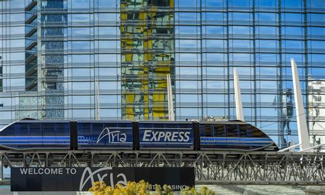 Aria Express Tram Location Map Schedule And Free Price Las Vegas Nv