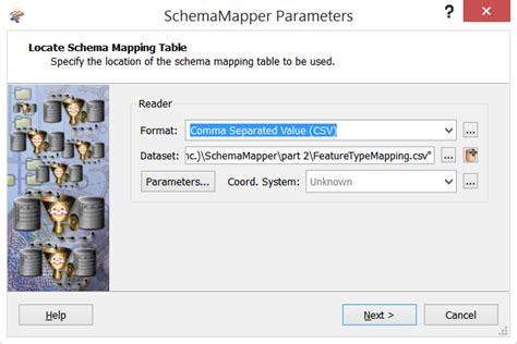 configuring the schemamapper transformer fme support center