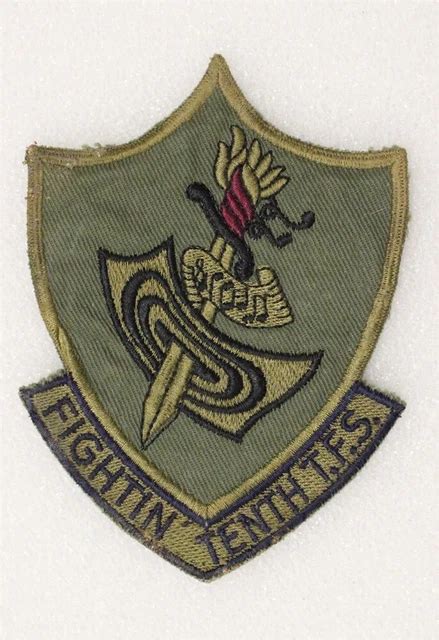 Usaf Air Force Patch 4307 10th Tactical Fighter Squadron Subdued £8 90 Picclick Uk