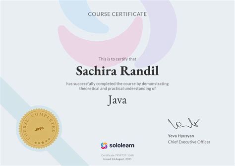 Sachira Randil On Linkedin Sololearn Java